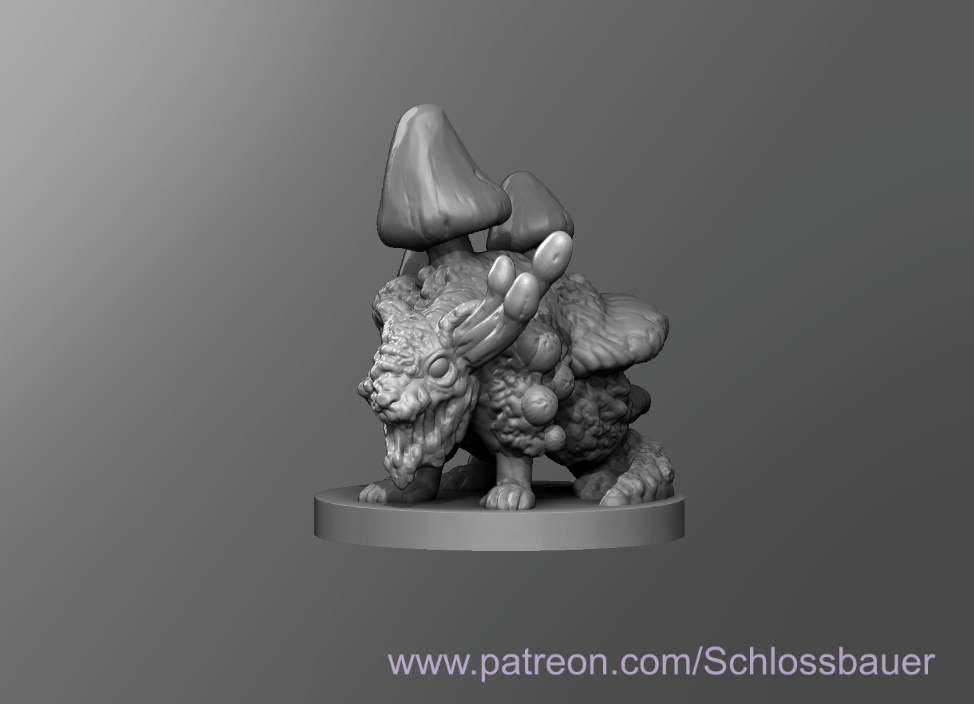 Free STL file Fungus Rat・3D printable design to download・Cults