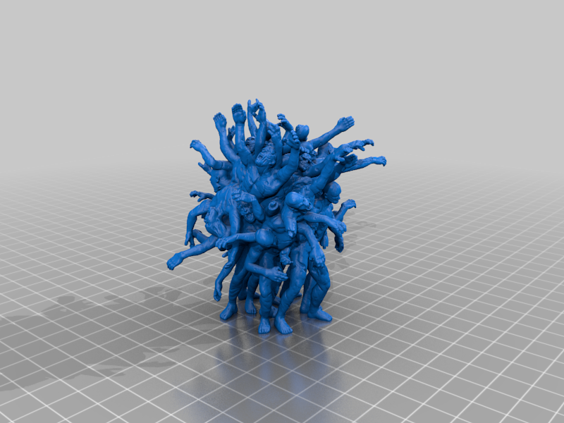Free 3D file Merged Zombies 🎲・3D printer design to download・Cults