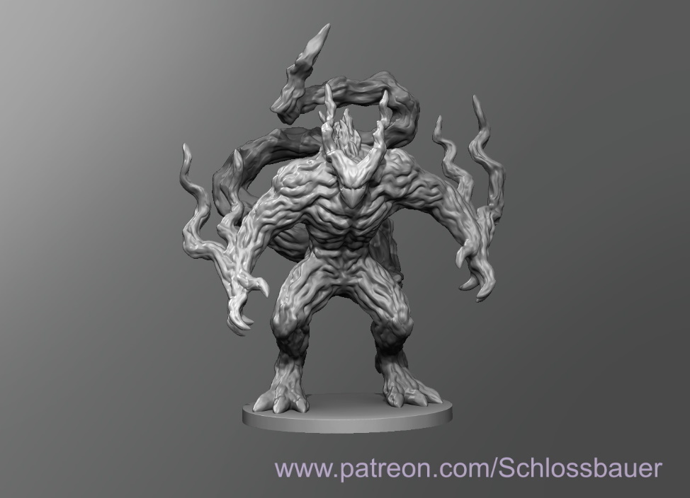 Free 3D file Large Lightning Elemental 🌩️・Template to download and 3D ...