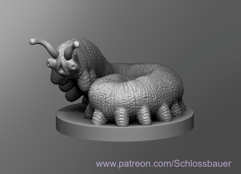 Free STL file Velvet Worm 🪱・3D printer model to download・Cults