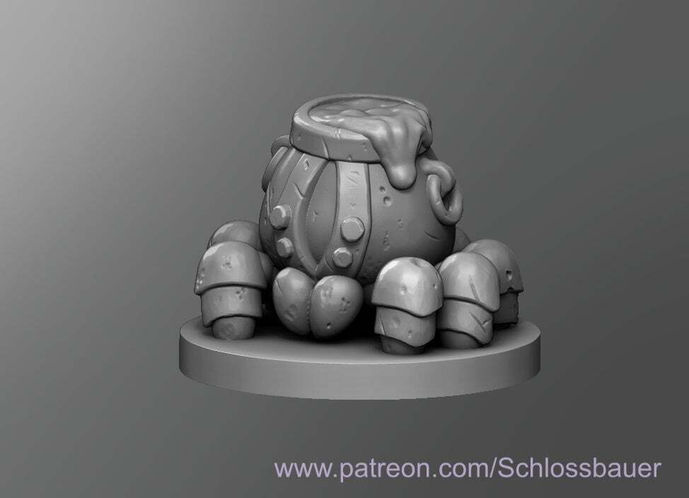 Free STL file Alchemical Homunculus・3D print design to download・Cults