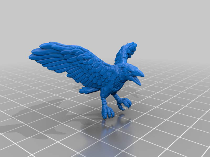 Free STL file Zombie Crow・3D printer design to download・Cults