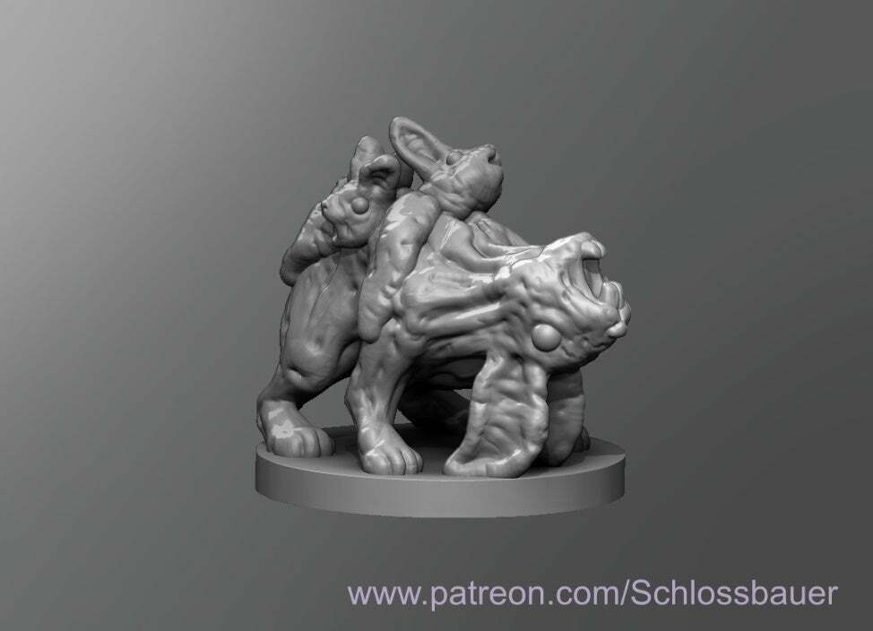 Free STL file Mutated Rabbit・Object to download and to 3D print・Cults