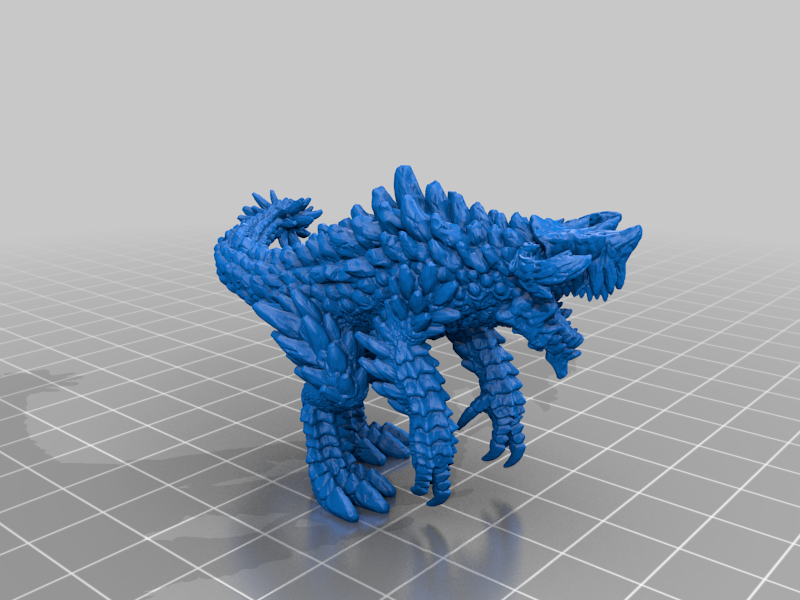 Free 3D file Medium Tarrasque 🎲・3D printing model to download・Cults