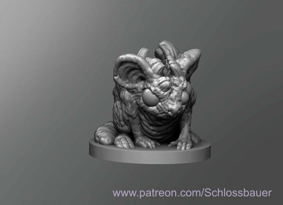 Free STL file Mutated Mouse・3D printer design to download・Cults