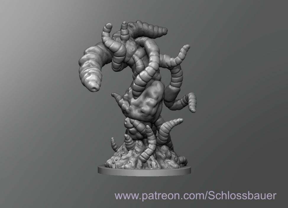 Free STL file Mutated Worm・3D printer design to download・Cults