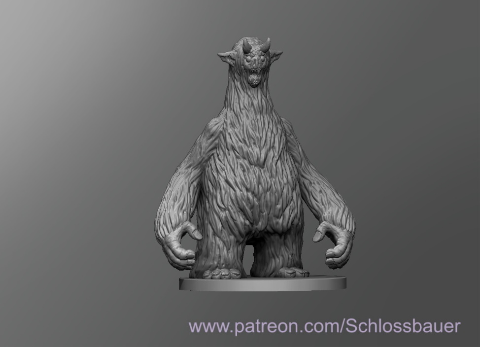 Free STL file Yeti・3D printer model to download・Cults