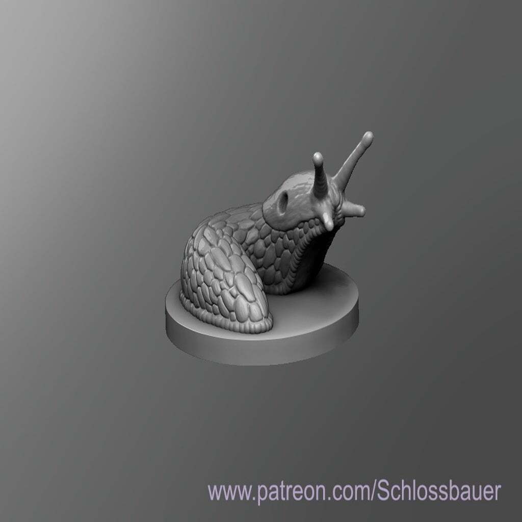 Free STL file Slug 🎲・3D printer model to download・Cults