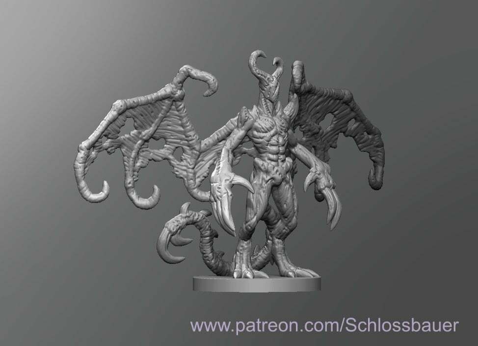 Free STL file Night Gaunt 🎲・3D printing idea to download・Cults