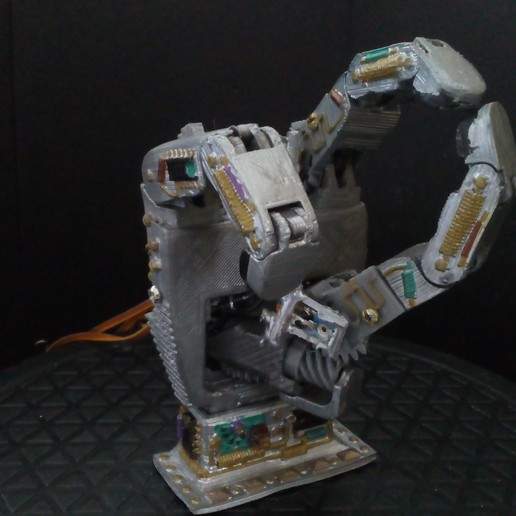 Download STL file Three Finger Robotic Hand • Model to 3D print ・ Cults