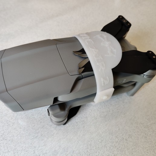 Download 3D printing designs DJI MAVIC AIR 2 Propeller strap propeller ...