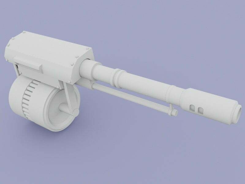 Free STL file Autocannon for Sentinel 🎲・3D printer model to download・Cults