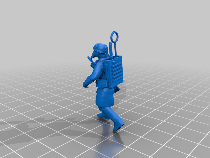 Free STL file Legion Of Metal Radio Operator 📻・3D printing model to ...