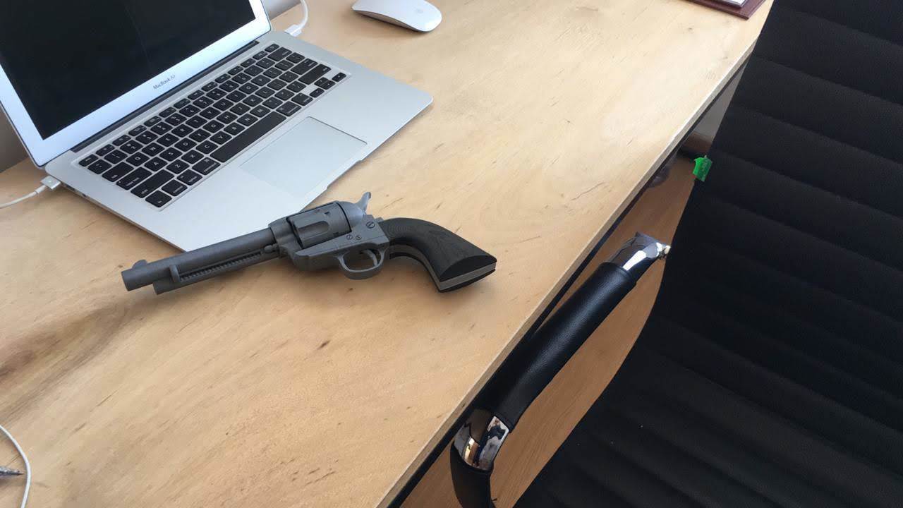 3D printing Cattleman Revolver - Colt Model 1873 Single Action Army ...