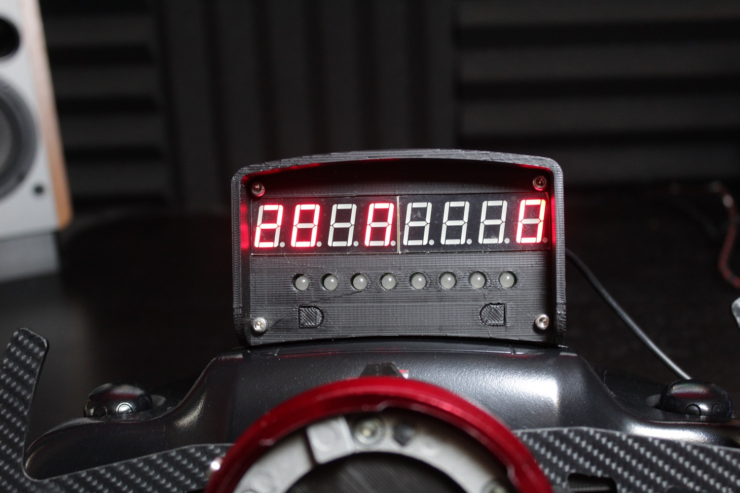 STL file Sim racing dash for Loghtech Steering Wheels 💨・3D printer ...