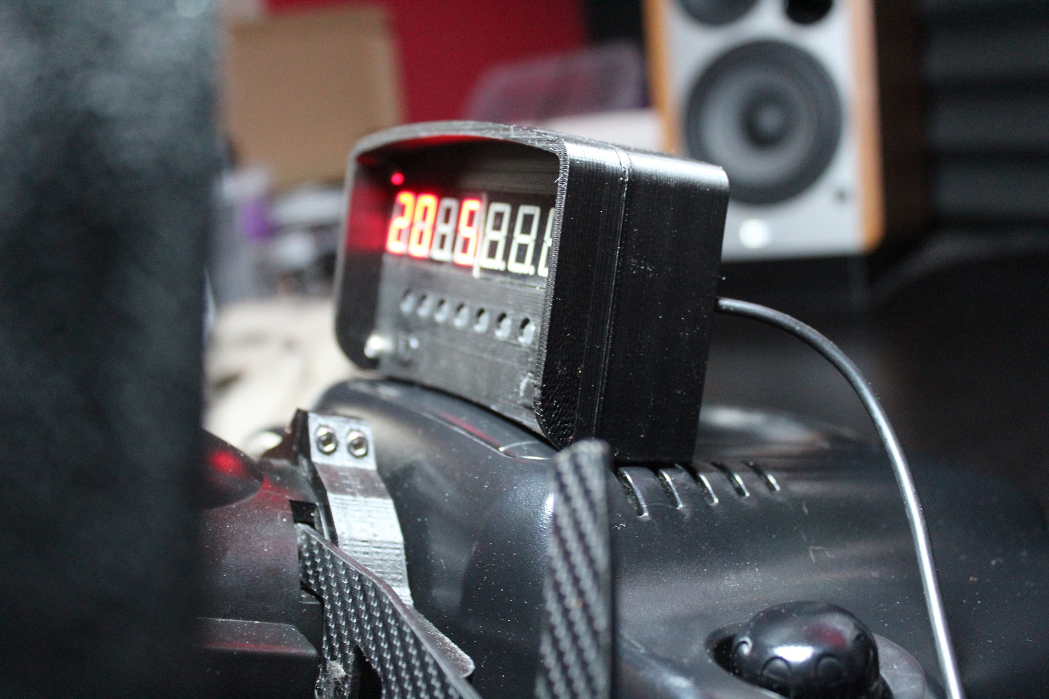 STL file Sim racing dash for Loghtech Steering Wheels 💨・3D printer ...