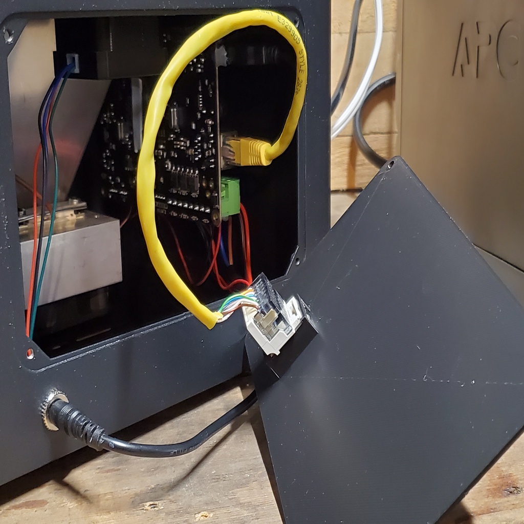 Free 3D file EPAX X1 SLA Printer Custom Network Keystone Back Plate ...