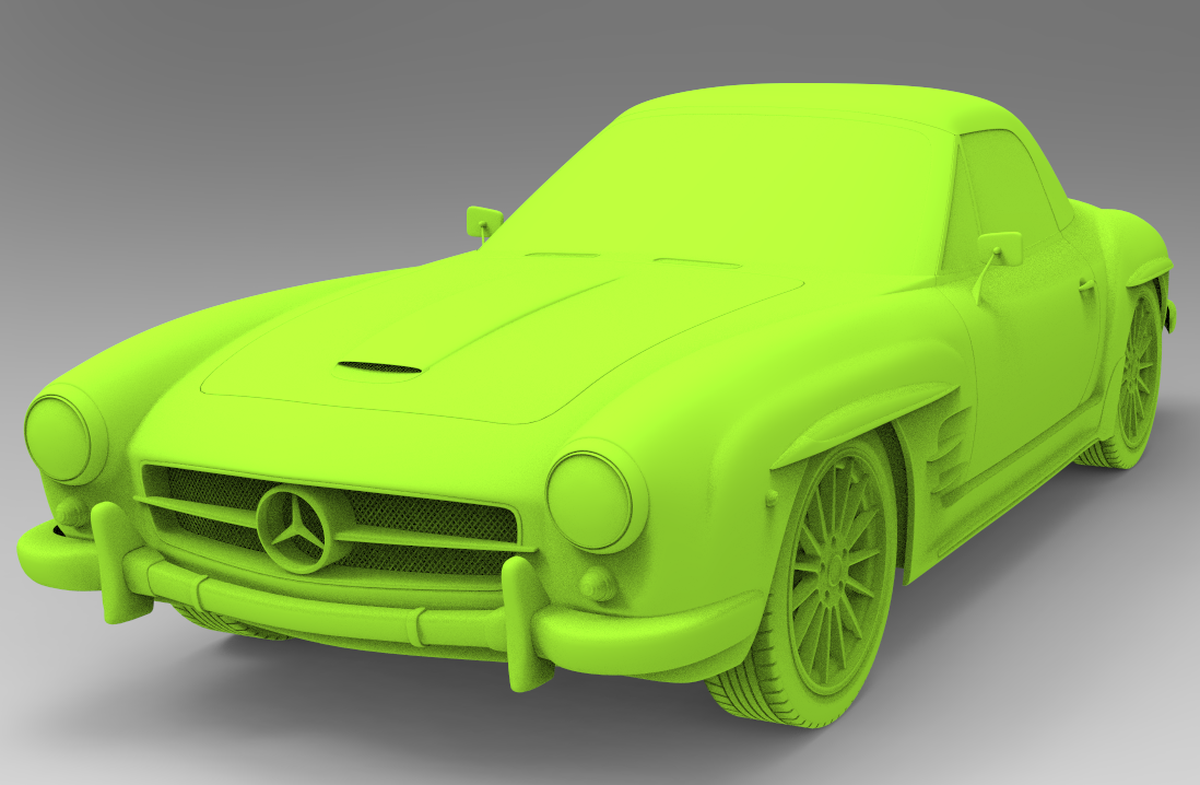 Free STL file mercedes benz 300 sl・3D printer design to download・Cults