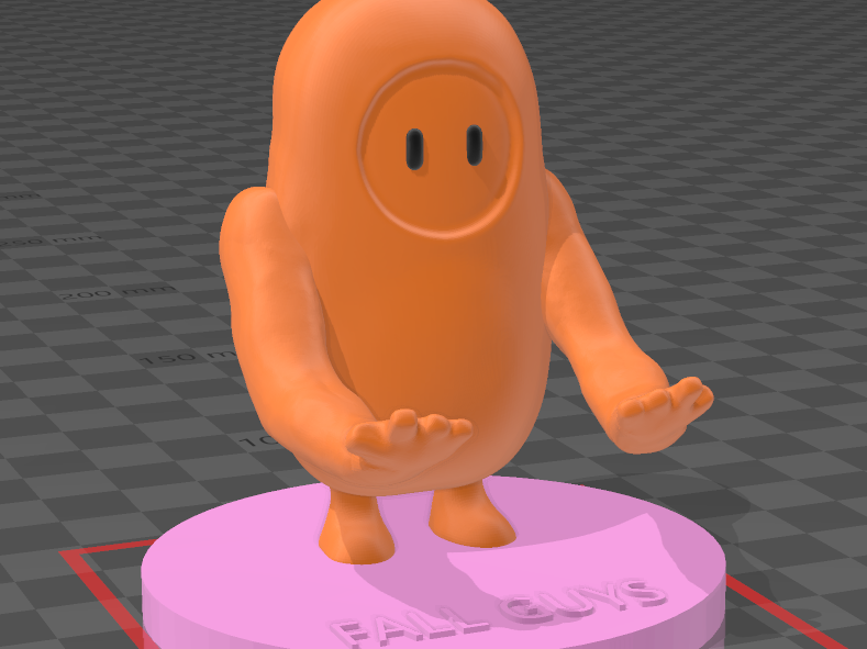 STL file Fall Guys controller stand holder smartphone・3D printing ...