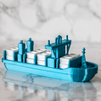 Download free STL file Container Ship • 3D printing design ・ Cults