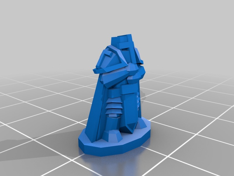 Free 3D file 15mm High Templar Crusader HOTT・Design to download and 3D ...