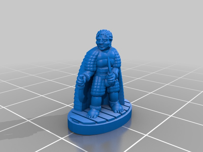 Free 3D file Silver Fox Guildmaster Halfling Rogue D&D Pathfinder DnD 🦊 ...