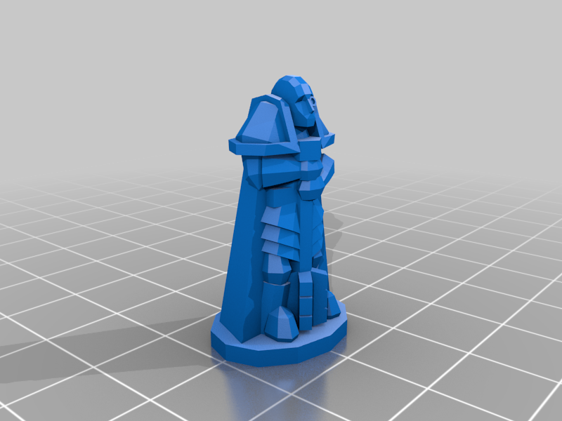 Free 3D file Order Paladin Cleric pathfinder DnD D&D Low-poly・Model to ...
