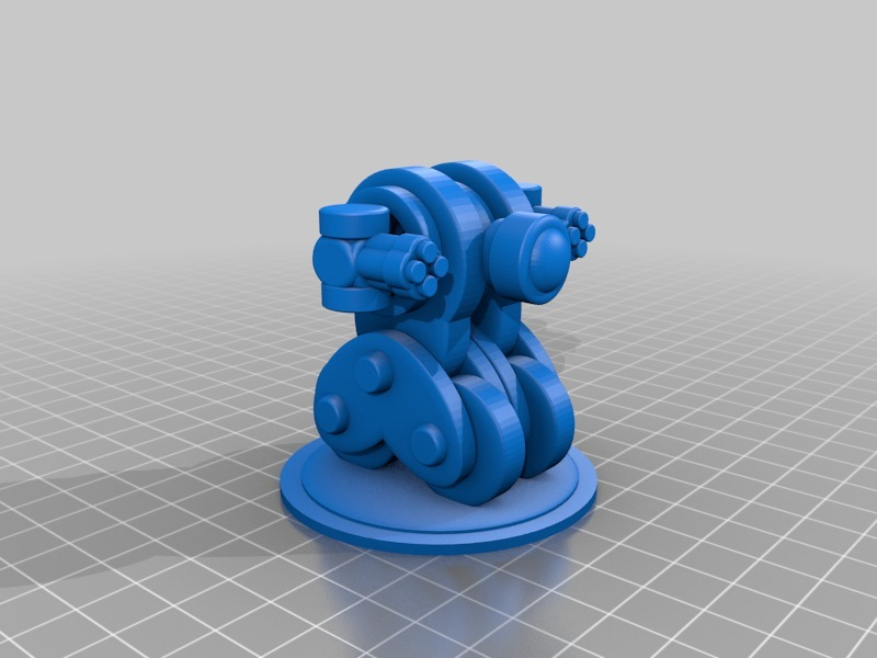 Free 3D file 15mm Wheeled Mech・3D print object to download・Cults