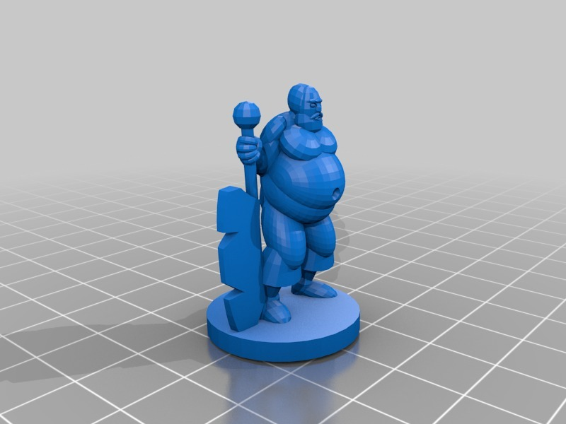 Free 3D file A Fat Bastard 28mm D&D Pathfinder・3D print model to ...