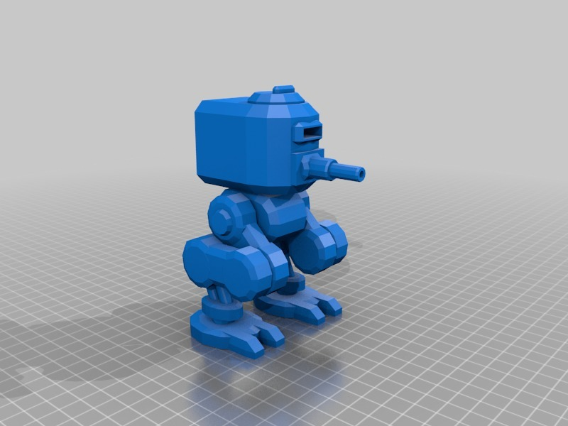 Free 3D file 28MM War Walker mech tank・3D printer model to download・Cults