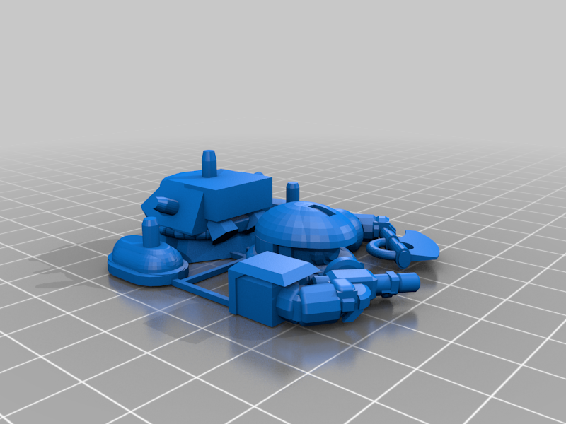 Free 3D file Chibi Zaku II SD Gundam Gunpla・Template to download and 3D ...