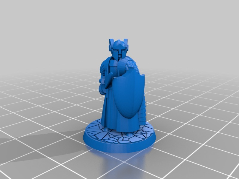 Free 3D file Pathfinder D&D DnD Paladin Cleric Inquisitor Dredd Fighter ...