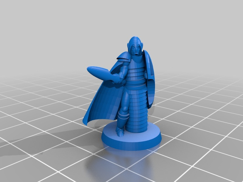 Free 3D file Elven Duskblade 28mm D&D DND Pathfinder・3D printing design ...