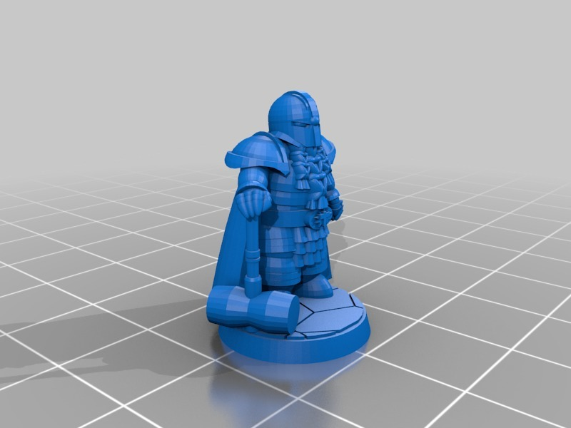Free 3D file Dwarf Dwarven Cleric of Moradin D&D DnD Pathfinder 🧞‍♂️ ...