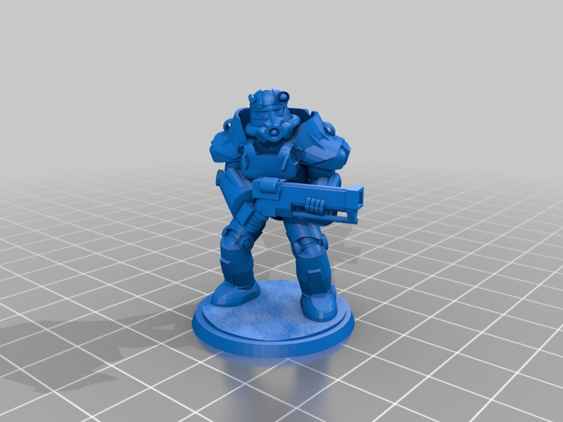Free 3D file Fallout-Inspired Power Armor Zeerust Retrofuturistic 28mm ...