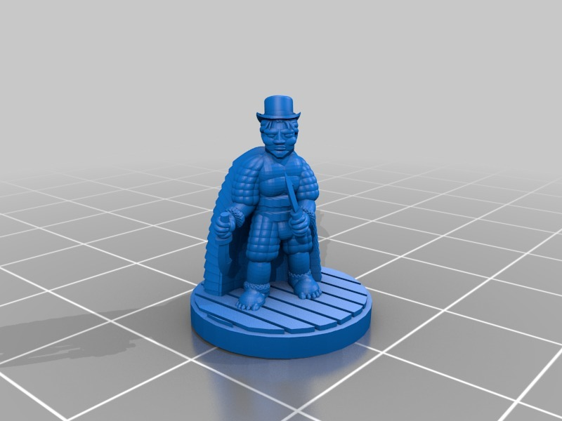 Free 3D file Silver Fox Guildmaster Halfling Rogue D&D Pathfinder DnD 🦊 ...