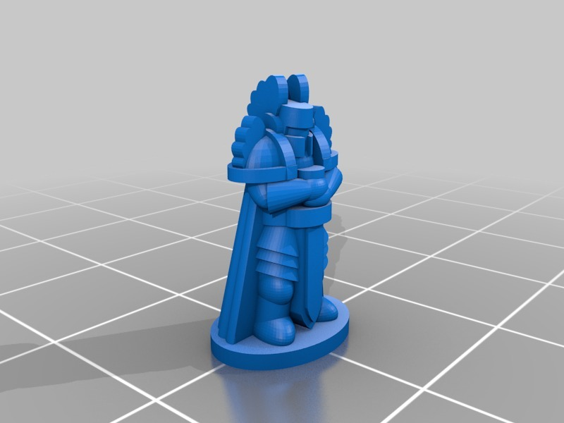 Archivo 3D gratuito Gran Maestre de la Orden 15mm D&D Pathfinder・Objeto ...