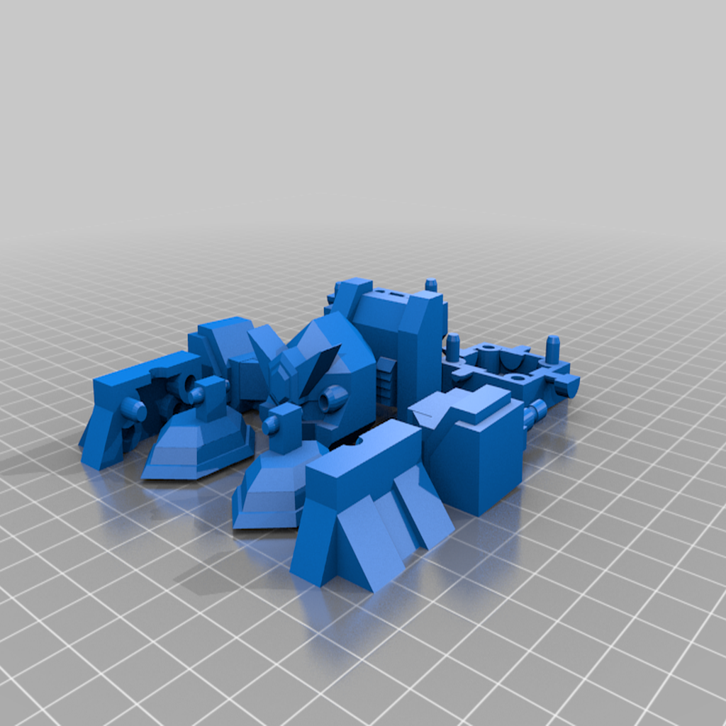 Free 3D file Gundam FU88 SD Slinger Gunpla・3D printing idea to download ...