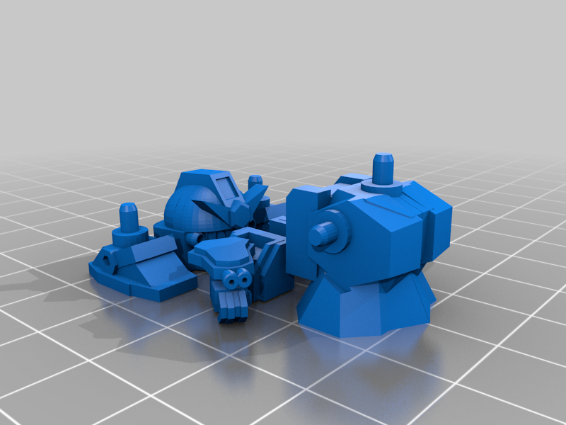 Free 3D file Gundam SD kit XX-001 Gunpla・Object to download and to 3D ...