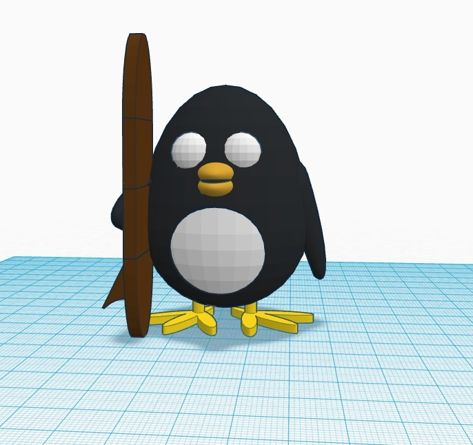 Free 3D file Wannabe Surfer Penguin WTF the global warming dude? 🐧 ...