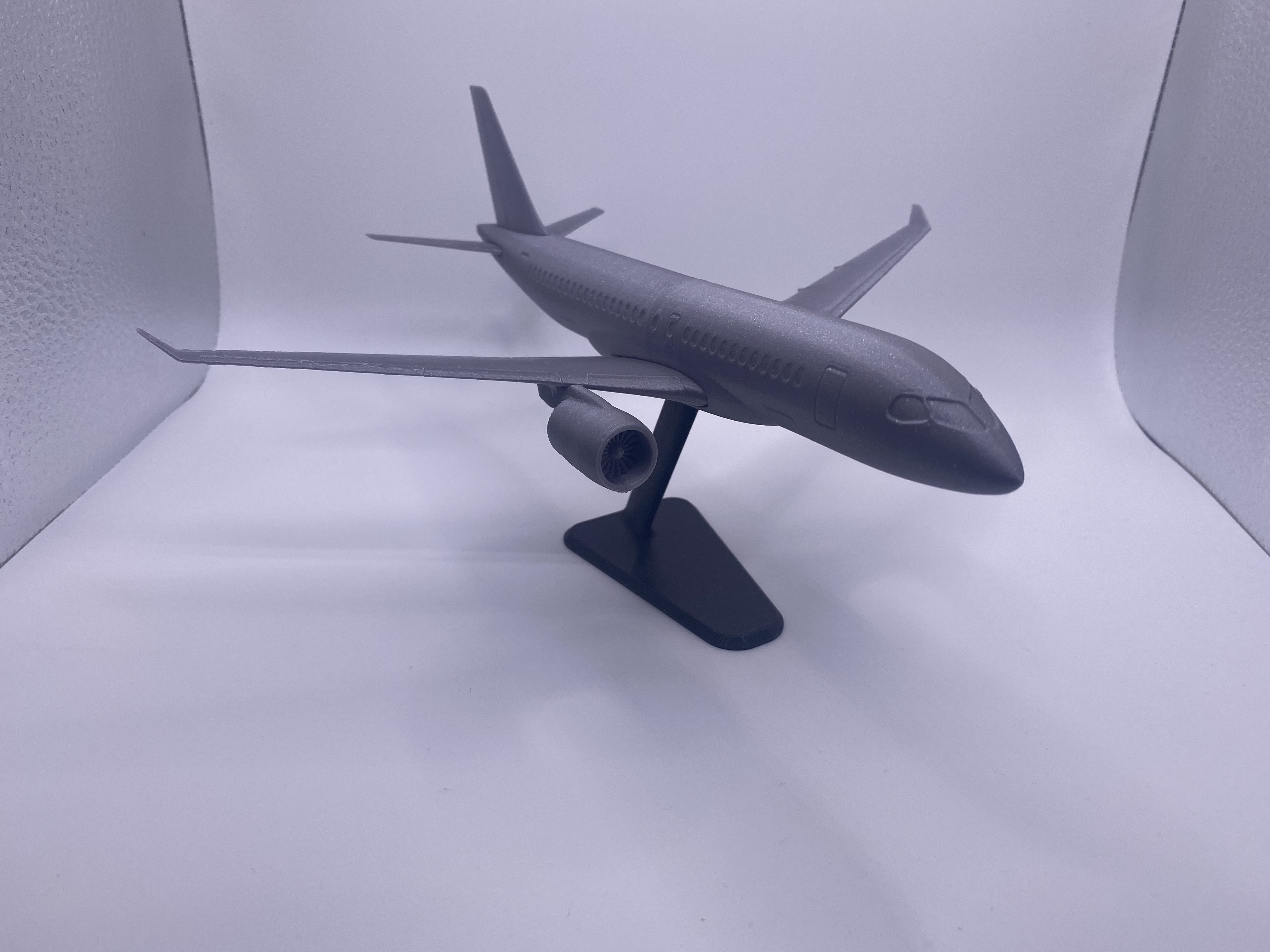 3D printed Airbus A220-100 - 1:144 - Free・Cults