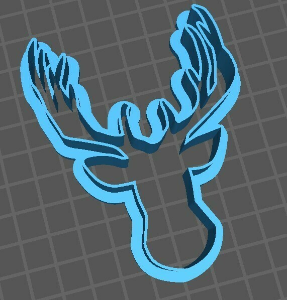 STL file Deer Cookie Cutter 🦌・Design to download and 3D print・Cults