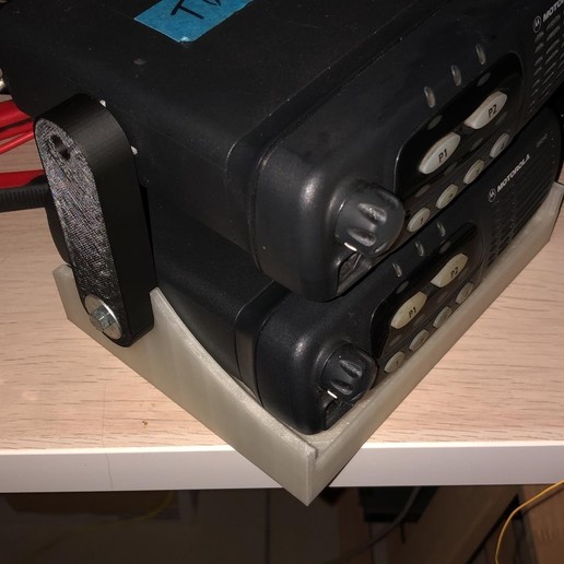 Download free STL file MMDVM - RASPBERRY - MOTOROLA GM380 GM340 Bracket ...