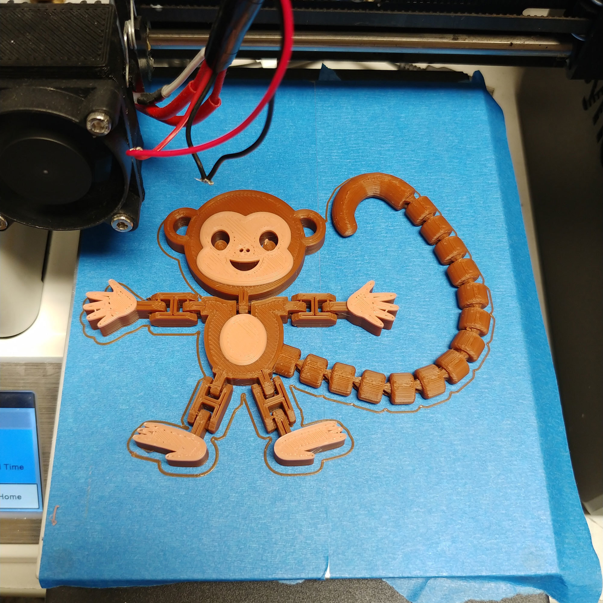 Free STL file Flexi Articulated Monkey・3D printing model to download・Cults