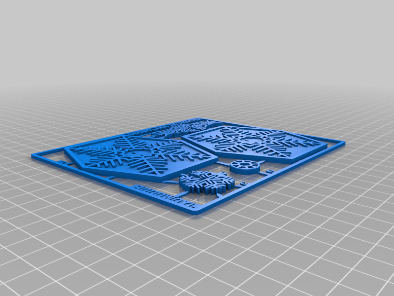 Free STL file Snowflake TIE Fighter Kit Card Ornament ️・3D print object ...