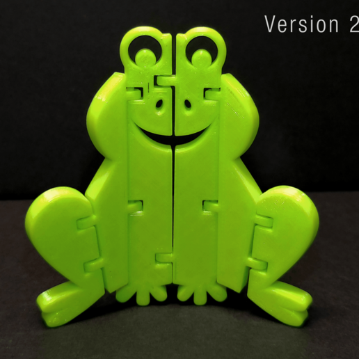 Download free 3D printer files Flexi Articulated Frog ・ Cults