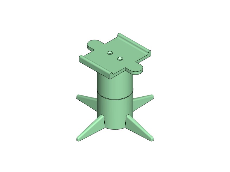 STL file RC Crawler Scaler Stand (Jack Stand) Work Stand 110mm・Template ...