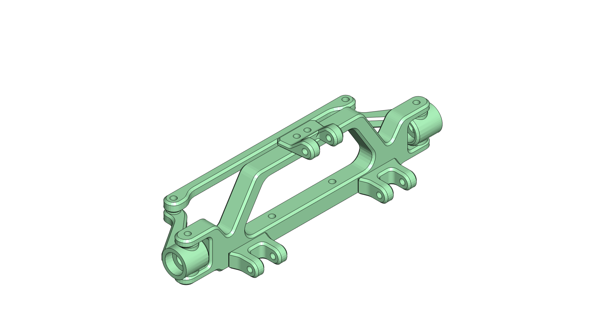 STL file Hot-Rod front Axle with Servo and 4 Link Mount 145mm 🔗・3D ...