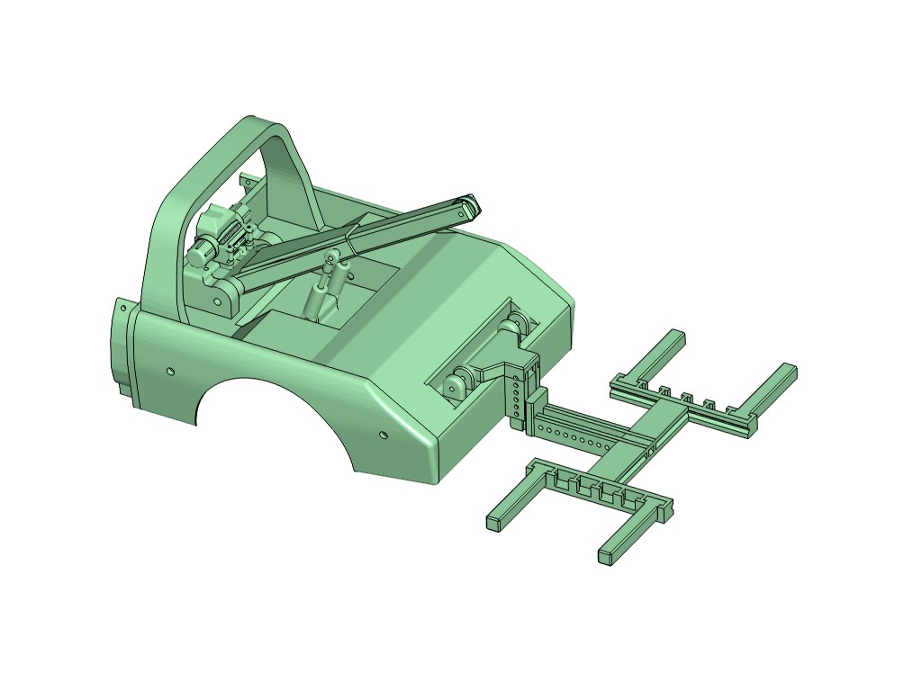 STL file Crawler Scaler RC Car Truck Wrecker Tool for Wrecker Body・3D ...