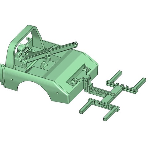 Download STL file Crawler Scaler RC Car Truck Wrecker Tool for Wrecker ...